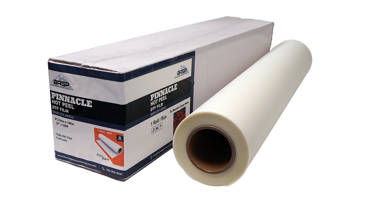 BRSP Pinnacle 32" Instant Hot Peel DTF Film – blue-ridge-screen-products