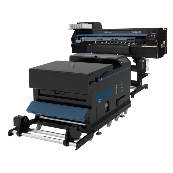 Mimaki TXF300-75 DTF Printer & 32" BRSP Falcon II Shaker Combo – blue ...