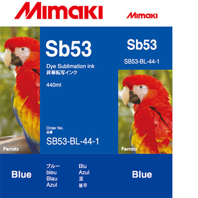 Mimaki SB53 Sublimation 440ML Ink Cartridges – blue-ridge-screen-products
